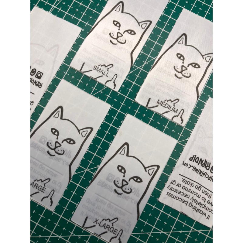 Jual RIPNDIP SIZE LABEL WASH TAG SUPER PREMIUM CO 1X DI KIRIM 600PCS ...