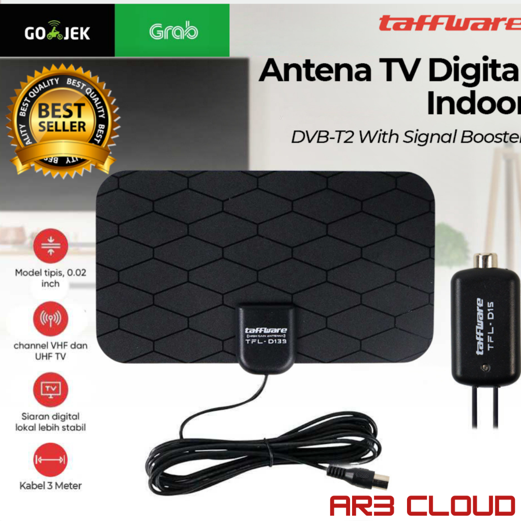 Jual [ORIGINAL 100%] ANTENA TV DIGITAL/TABUNG, INDOOR DVB-T2 4K HIGH ...