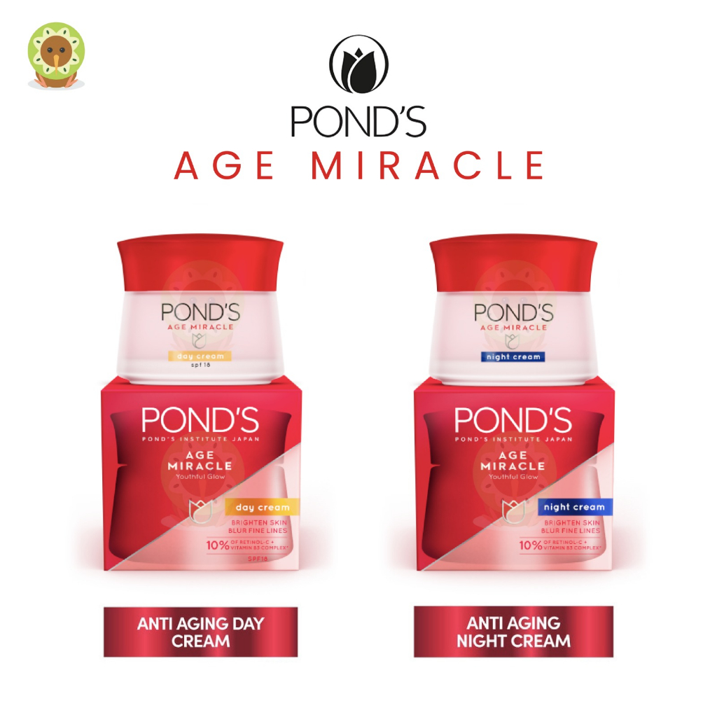 Jual POND'S AGE MIRACLE DAY CREAM - NIGHT CREAM - MOISTURIZER ANTI ...