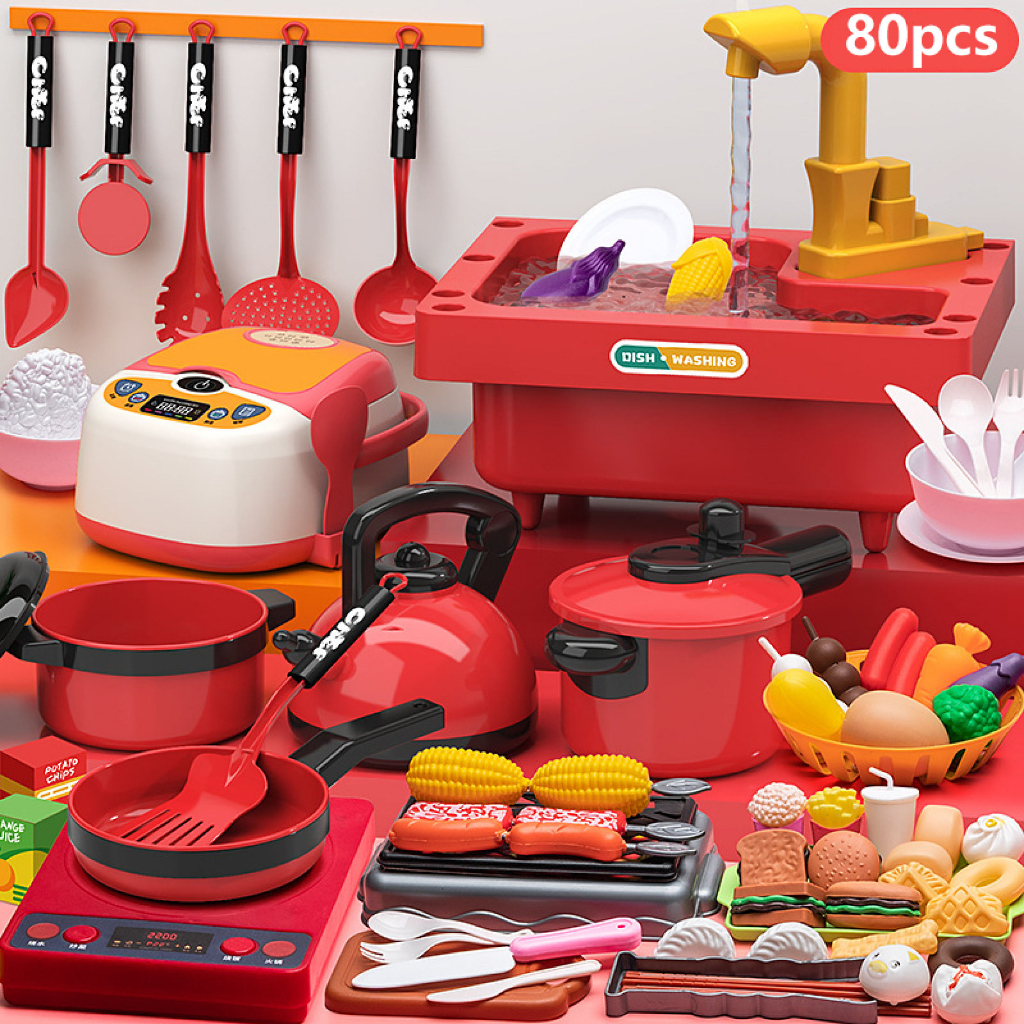 Jual FUNTOY 13/20/51/61/73pcs Mainan Dapur Anak Kitchen Set Masak ...