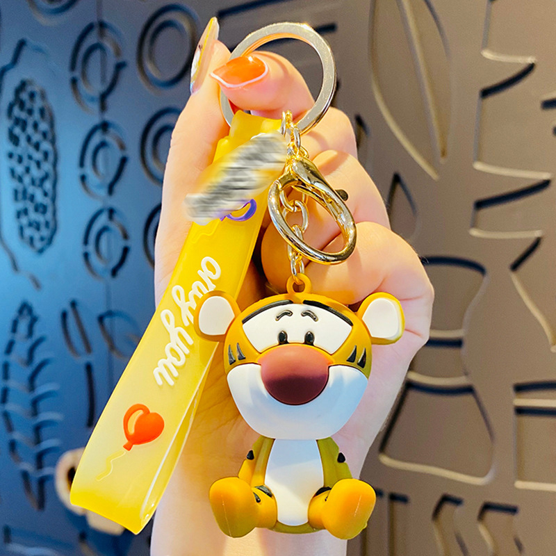 Jual Ganci/ Gantungan Kunci/ Key Chain Tigger Character Kartun Lucu ...