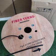 Jual KABEL DROP CORE 4 CORE FIGURE 8 FIBER TEKNO 1000m | Shopee Indonesia