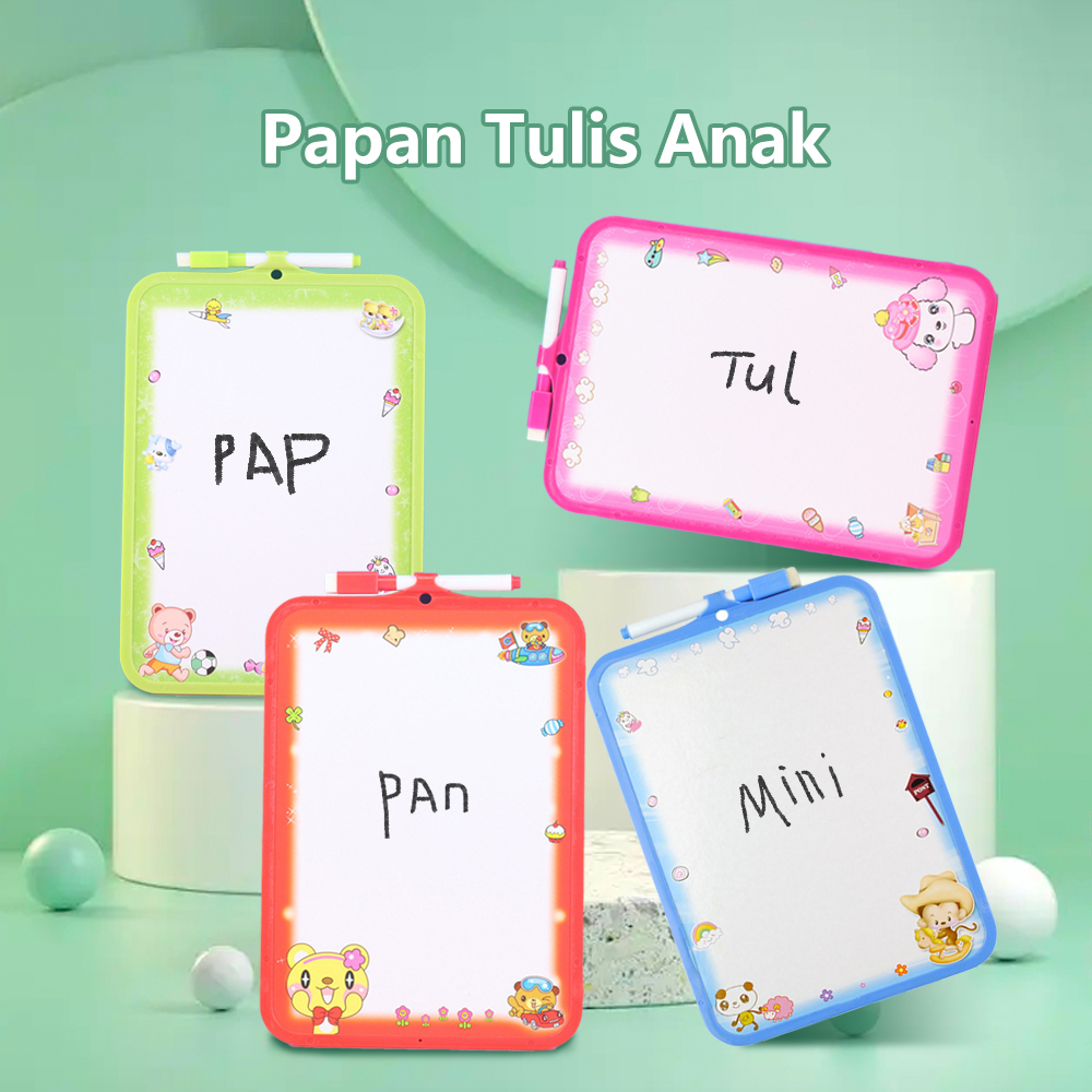 Jual JOYOBABY Papan Tulis Mini/Papan tulis anak/White Board Wipe ...