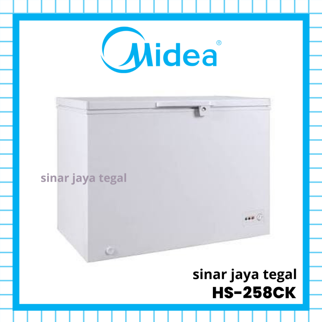 Jual CHEST FREEZER MIDEA HS-258CK 200 LITER- WHITE | Shopee Indonesia