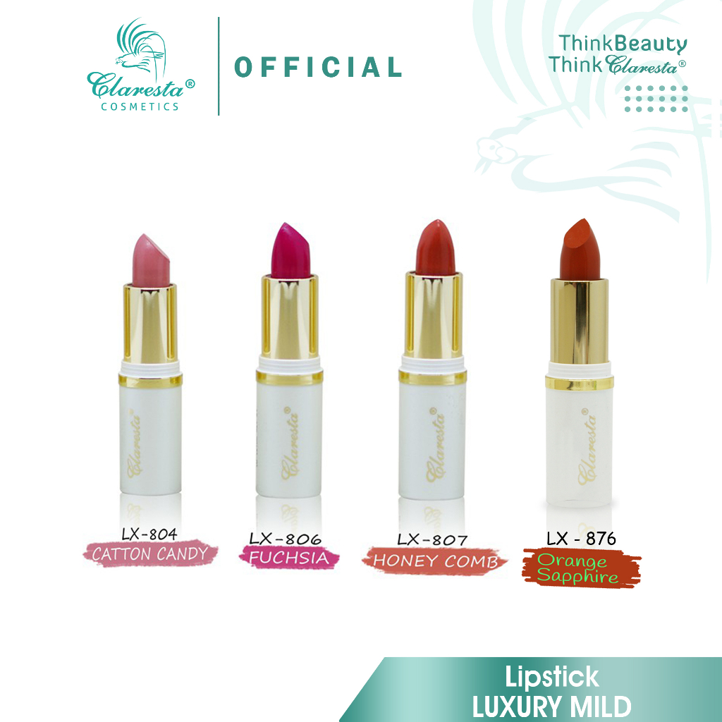 Jual Claresta Lipstick Luxury Mild Series 8 3,6g | Shopee Indonesia