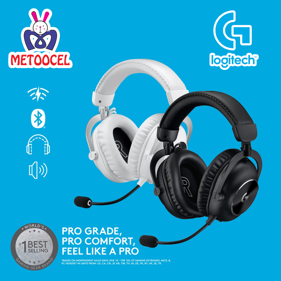 Jual Logitech G PRO X2 LIGHTSPEED Headset Gaming Wireless Bluetooth ...
