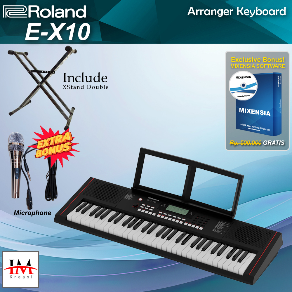 Jual ROLAND EX-10 / EX10 / EX 10 / E-X10 / Arranger Keyboard Garansi Resmi | Shopee Indonesia