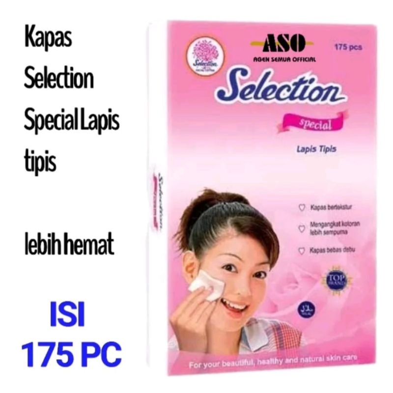 Jual kapas selection 175pcs kapas wajah facial kapas tipis 175 | Shopee ...