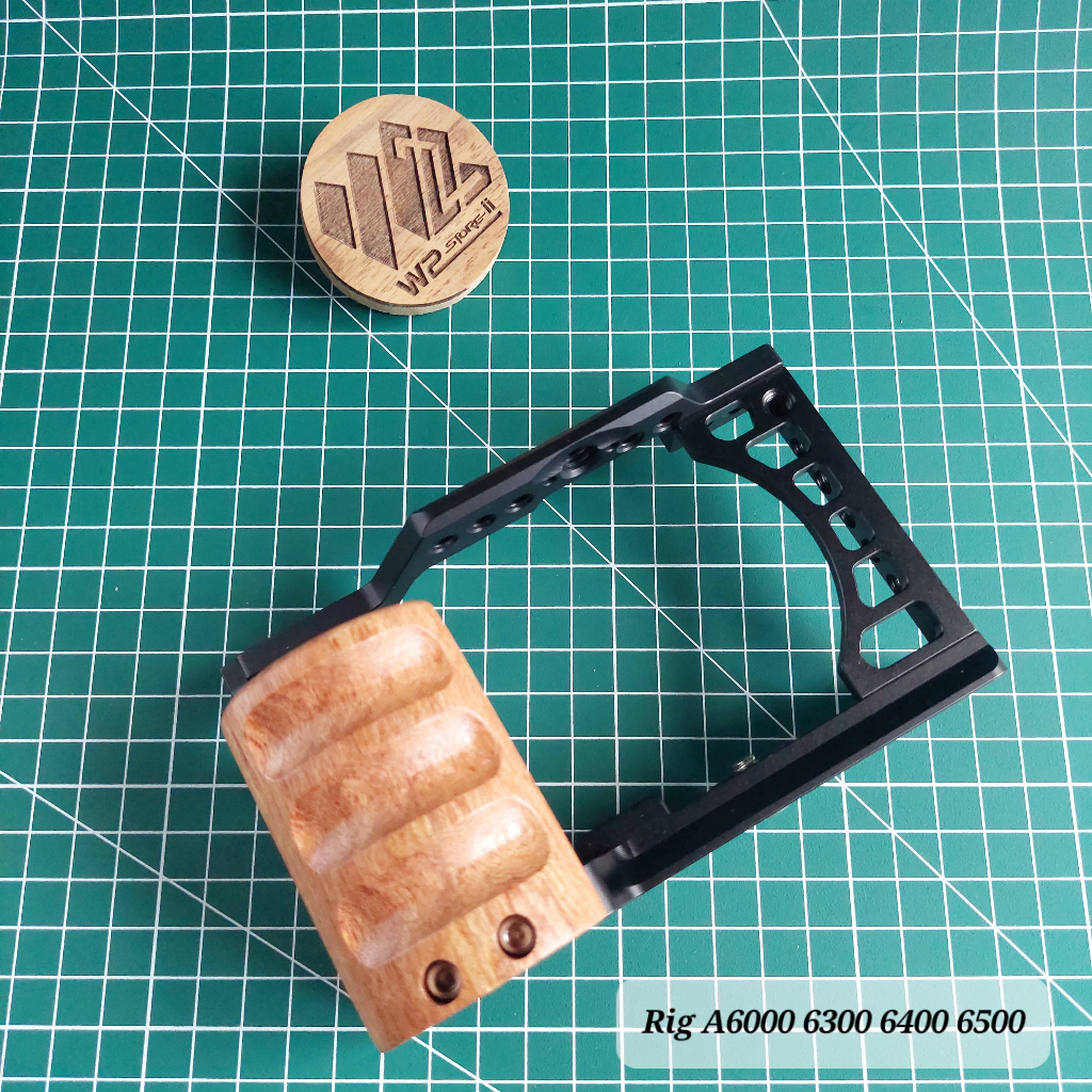 Jual rig camera cage for Sony a6000 a6300 a6400 a6500 l plate grip ...