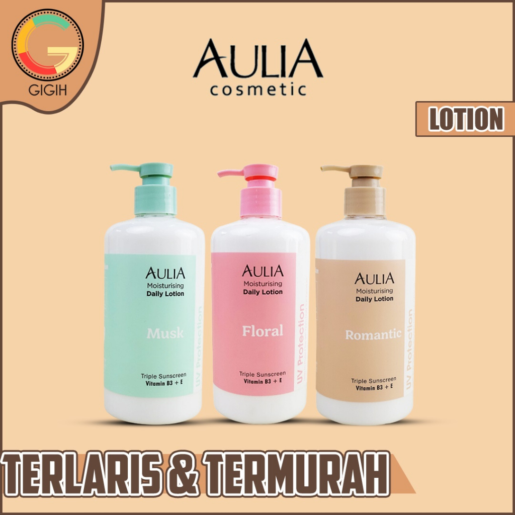 Jual AULIA Daily Lotion 500ml ( body lotion With UV Protection , Triple ...
