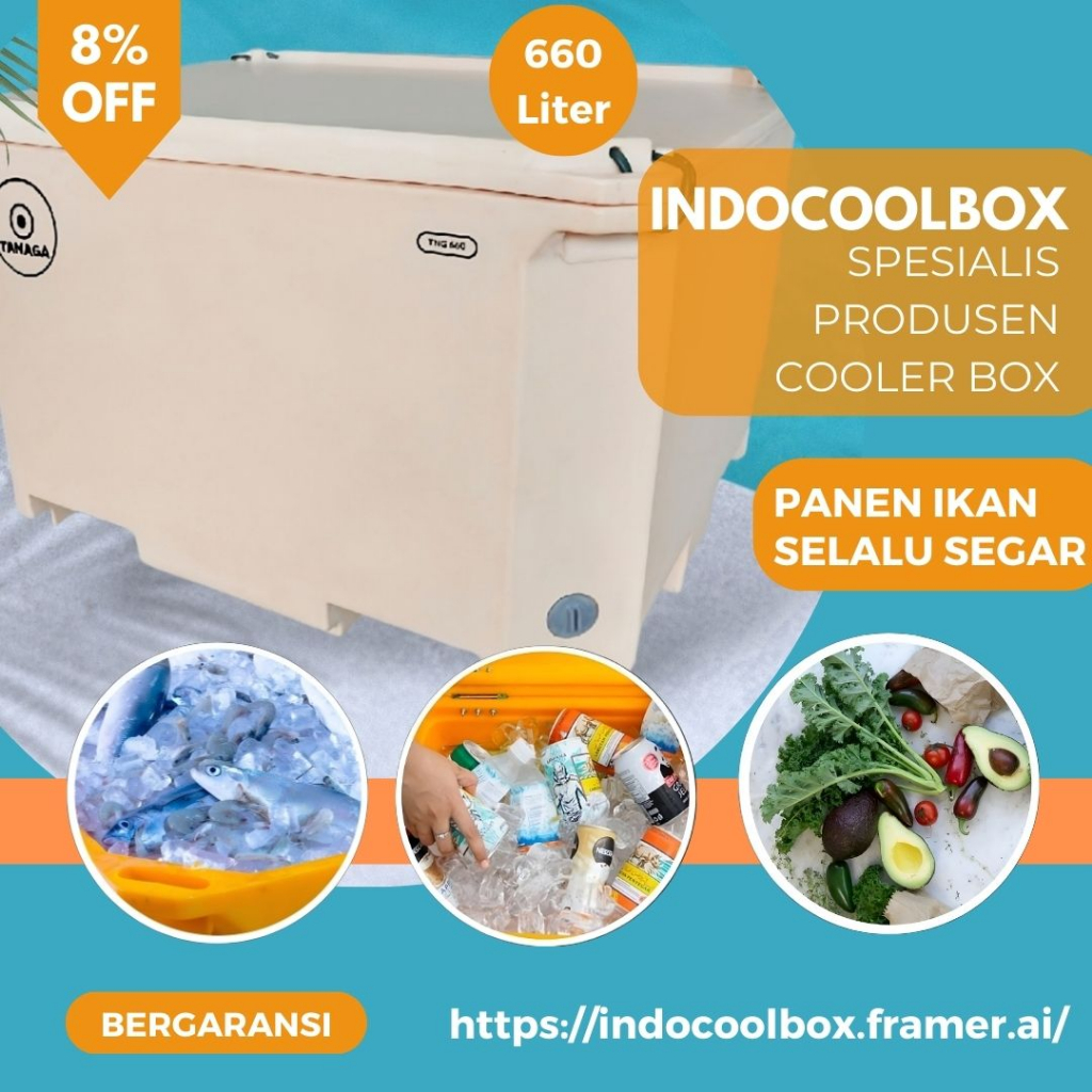 Jual Cooler Box Tanaga 660 Liter Termos Es Kotak Tempat Es Batu Daging ...