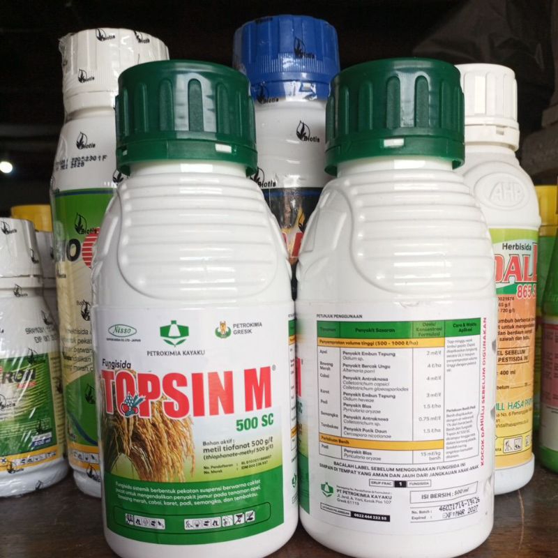 Jual FUNGISIDA TOPSIN M 500 SC kemasan 500 ml. PRODUKSI PETROKIMIA ...