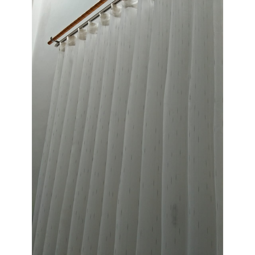 Jual vitrase alila silver lebar 1,5 meter | Shopee Indonesia