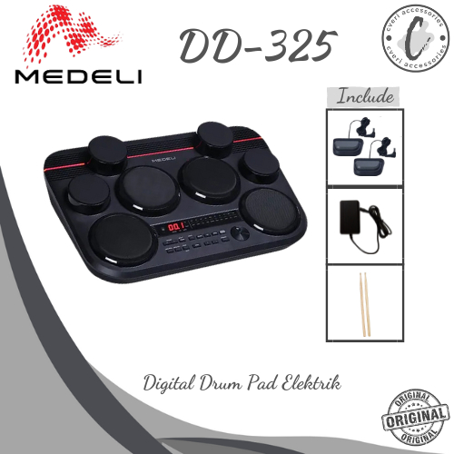Jual Medeli DD-325 DD325 Digital Drum Pad Elektrik Original Drumpad Electric | Shopee Indonesia