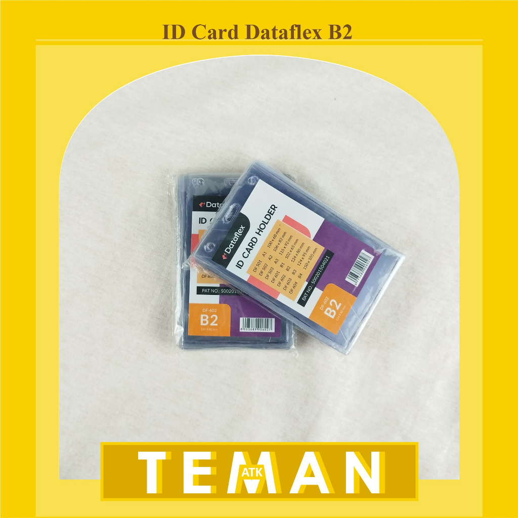 Jual ID Card Holder / Name Tag Mika B2 Dataflex (isi 20 Pcs) - VC-602 ...