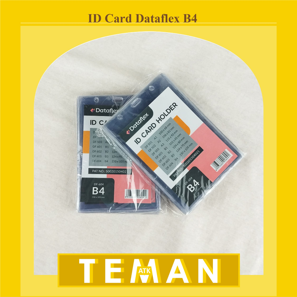 Jual ID Card Holder / Name Tag Mika B4 Dataflex (isi 20 Pcs) - VC-604 ...