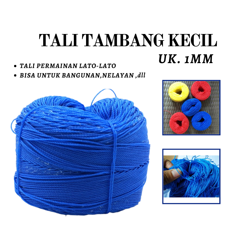 Jual GOS - Tali Latto-Latto - Tali Tambang Latto-Latto - Tali Tambang Kecil 1mm | Shopee Indonesia