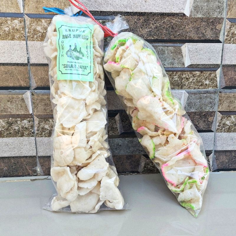 Jual Kerupuk Pasir Krupuk Upil Rasa Bawang Opak Gebres Khas Kediri ...