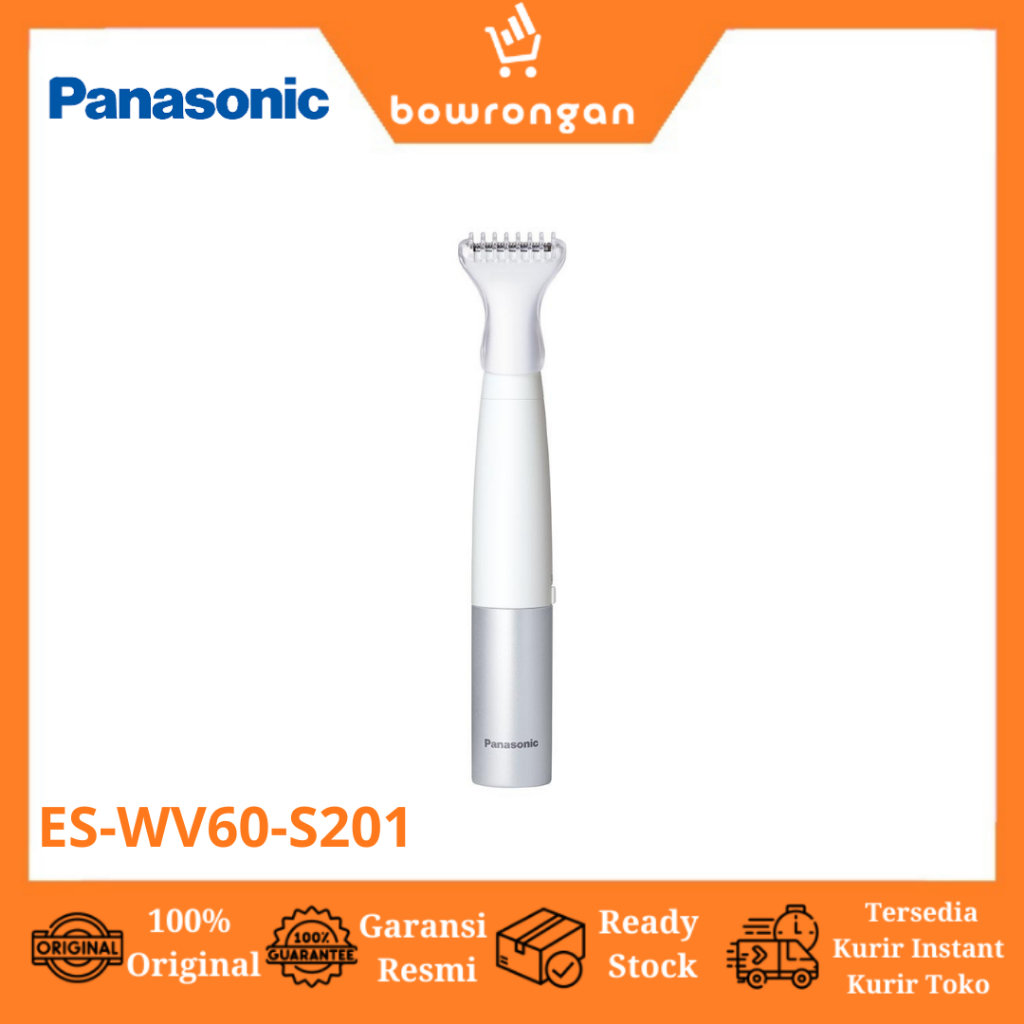 Jual Panasonic Ladies Bikini Hair Removal Sensitive Area and Body ES-WV60-S201 | Shopee Indonesia