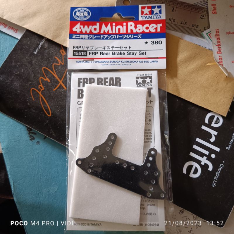 Jual Tamiya 15518 FRP Rear Brake Stay Set | Shopee Indonesia