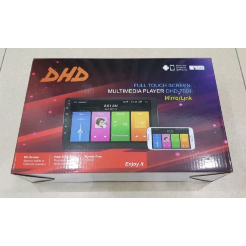 Jual Head Unit Double Din Android 9 Inch DHD 7001 Universal Full HD ...