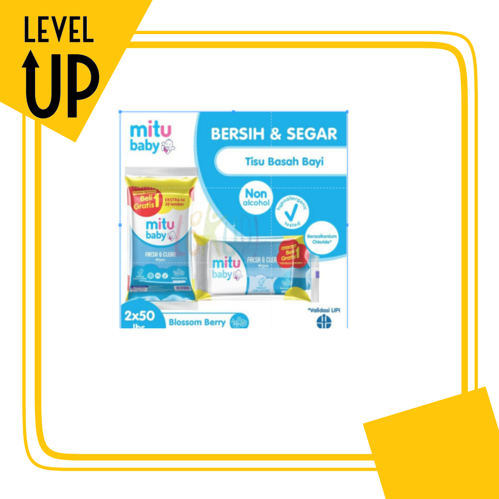 Jual MITU Baby Tissue Basah/ MITU BABY WIPES/ tisu basah bayi/ Beli 1 ...