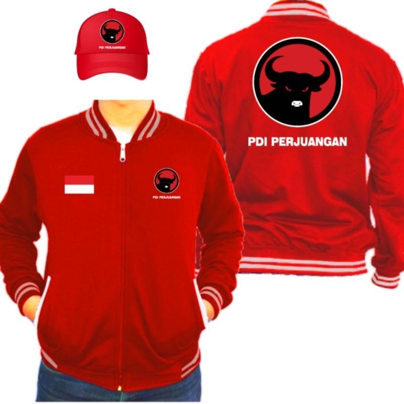 Jual JAKET PDI perjuangan Jaket Bomber PDI | Shopee Indonesia