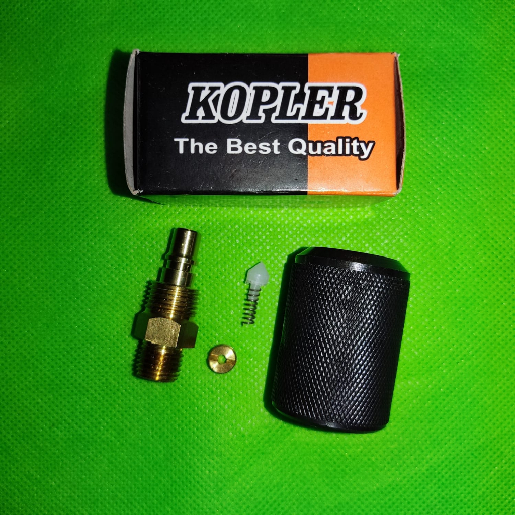 Jual Kupler jantan 1tsm drat luar m12 kupler dan tutup | Shopee Indonesia
