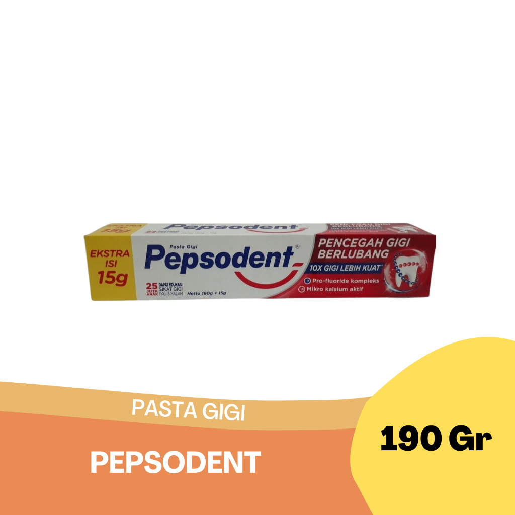 Jual Pepsodent 190 gr extra 15 gr | Shopee Indonesia
