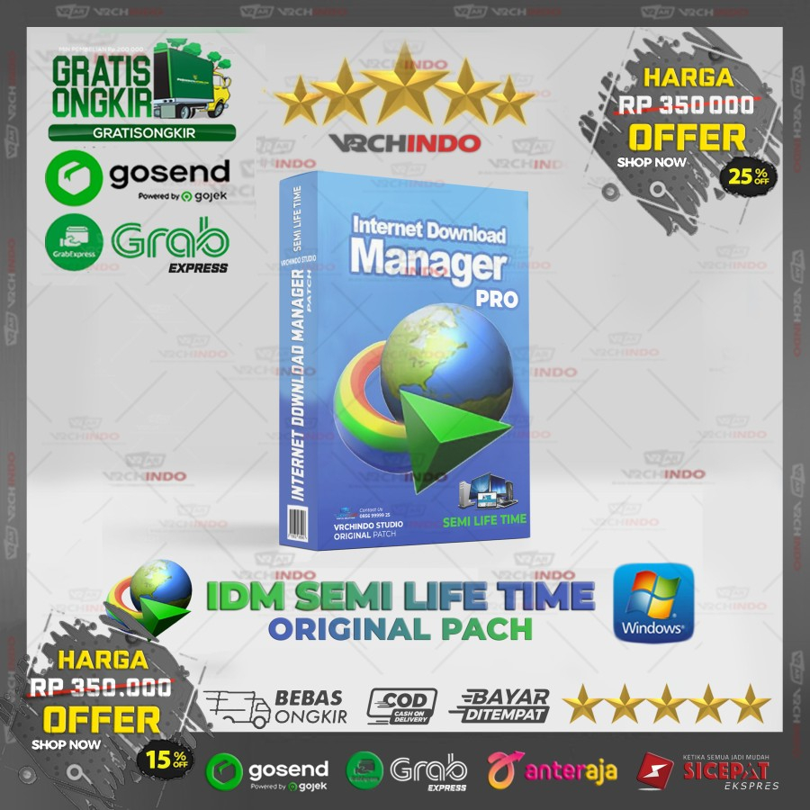 Jual IDM - Internet Download Manager | Original Patch - SEMI LIFE TIME !! | Shopee Indonesia