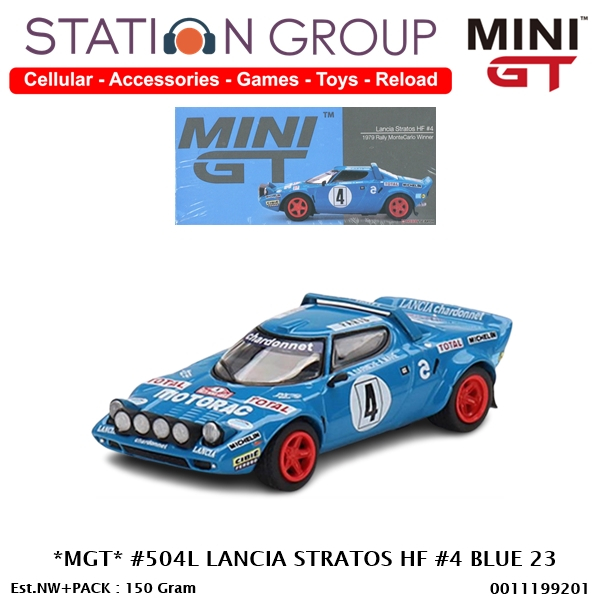 Jual MINI GT #504L LANCIA STRATOS HF #4 23 - DIECAST | Shopee Indonesia