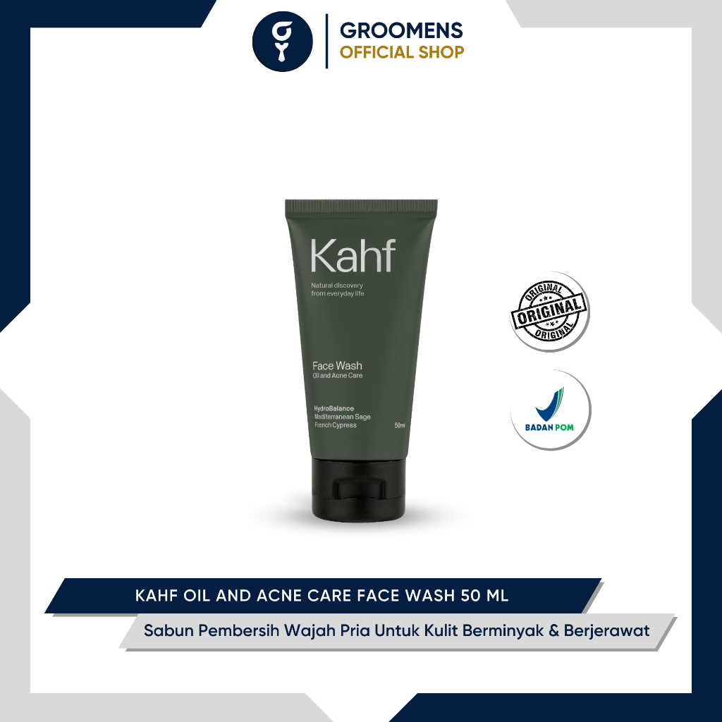 Jual Kahf Oil and Acne Care Face Wash 50 ml | Shopee Indonesia
