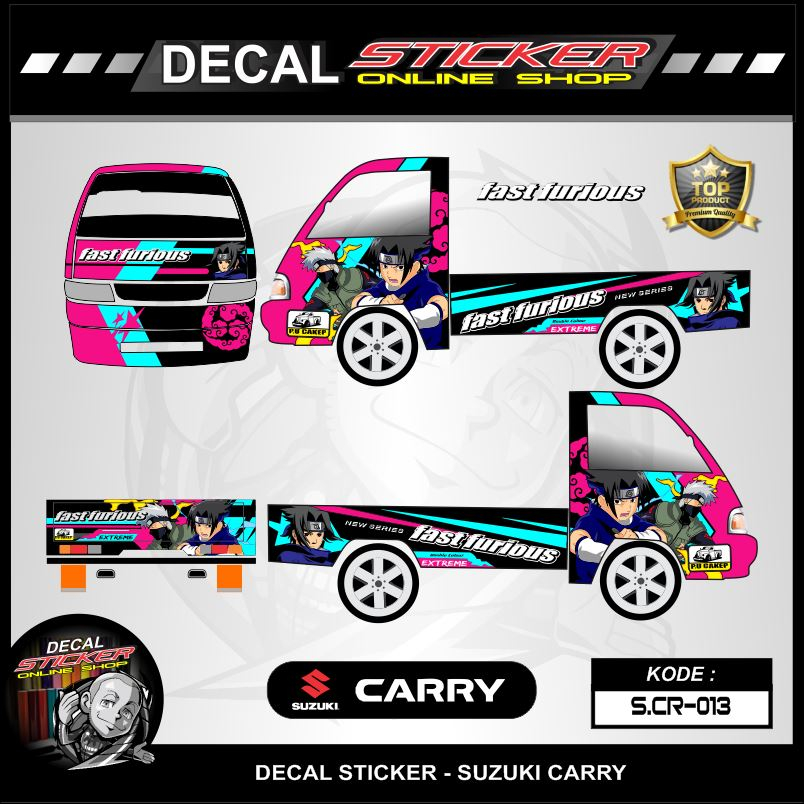 Jual STIKER CARRY PICKUP DECAL PRINT STICKER FULL BODY VARIASI LAMINASI ...