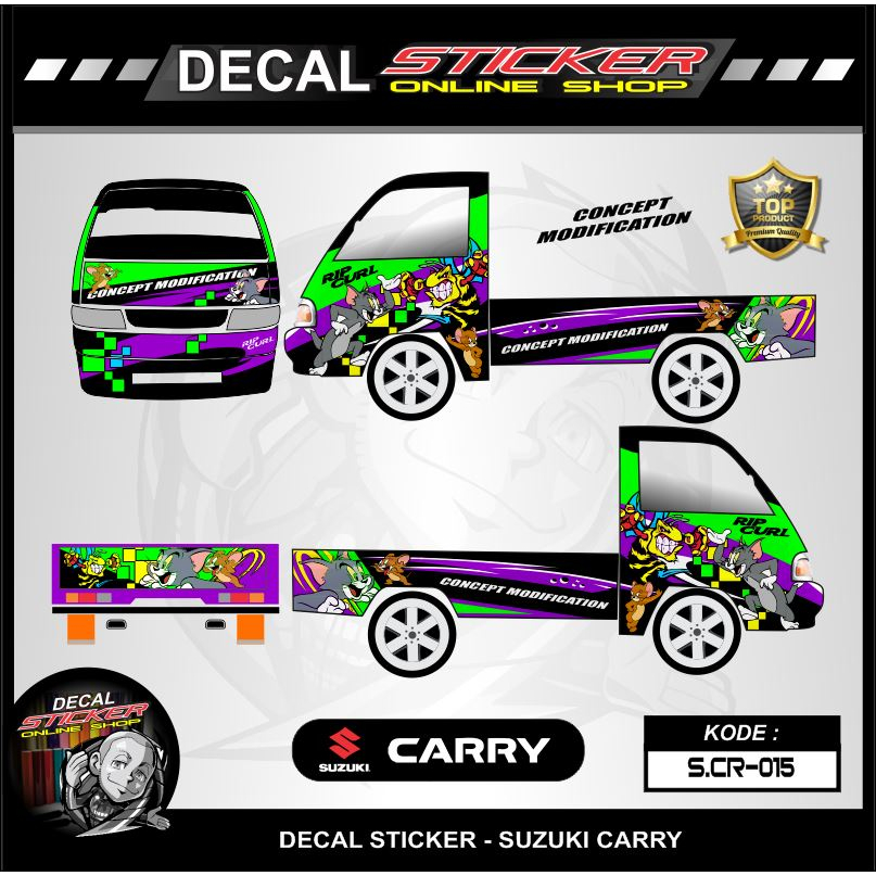 Jual STIKER CARRY PICKUP DECAL PRINT STICKER FULL BODY VARIASI LAMINASI ...