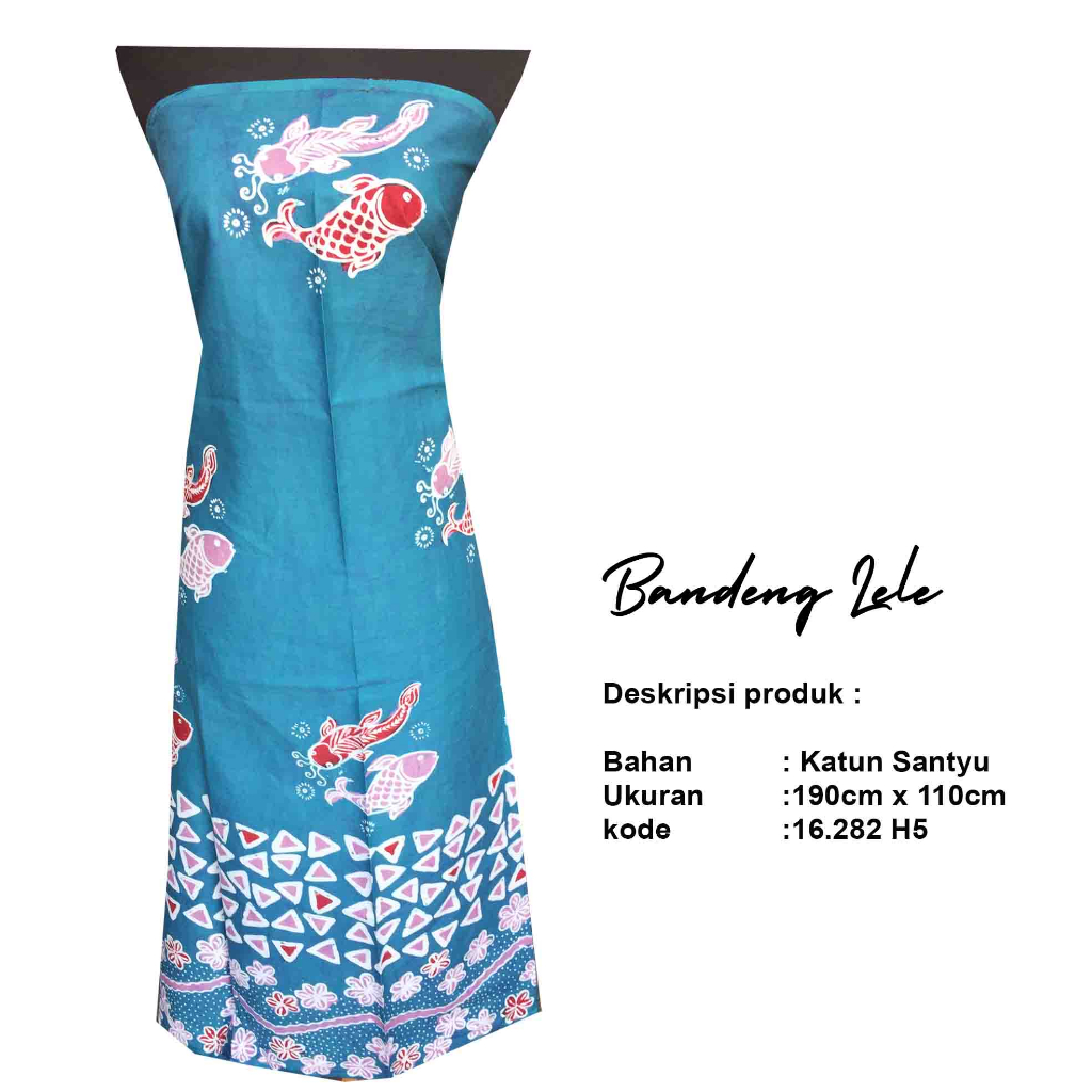 Jual batik tulis motif bandeng lele - motif khas Lamongan - seragam ...