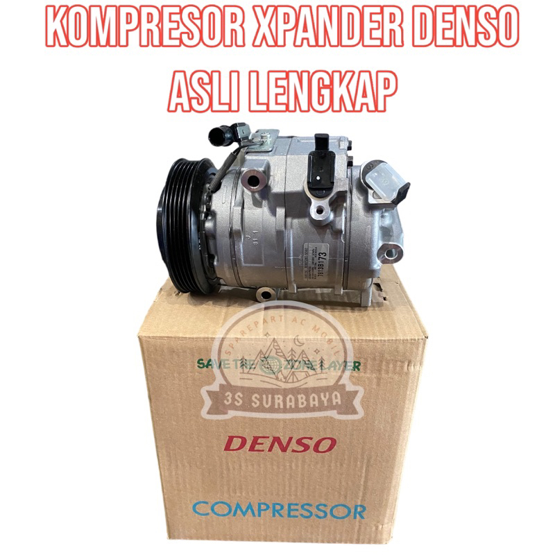 Jual Kompresor Xpander Mitsubishi Denso Lengkap Assy Ac Mobil ( Baru ...