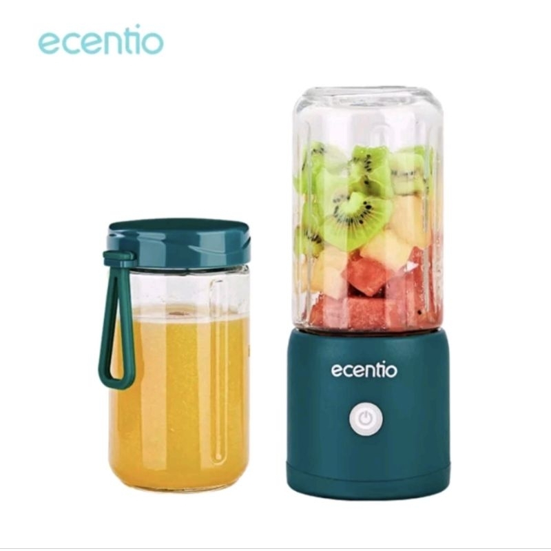 Jual ECENTIO Blender Portable 380ML 8 Mata Pisau USB charging Mini juicer portable hijau/blender ...