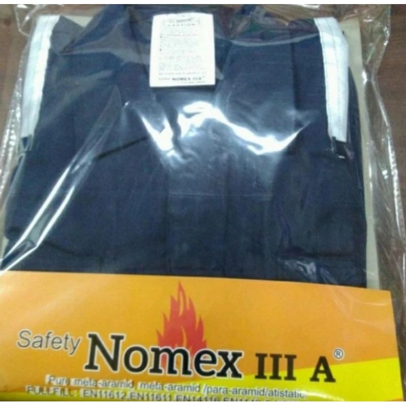 Jual Wearpack Coverall Nomex IIIA Anti Api Biru dongker / Wearpack ...