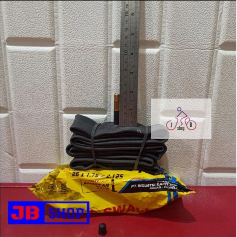 Jual BAN DALAM SEPEDA 26 X 1.75 175 1.95 195 2.00 200 2.10 210 2.125 2125 PENTIL PANJANG AV 48MM ...