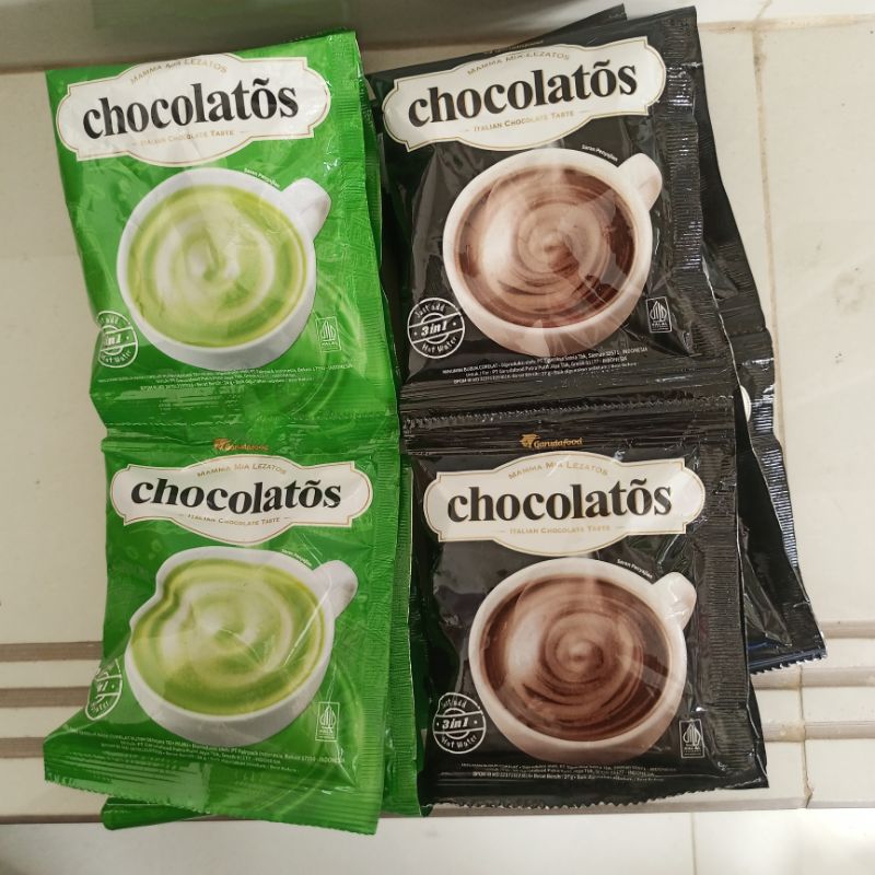 Jual Chocolatos Drink rasa Chocolate / Matcha Sachet 24-27gr | Shopee ...