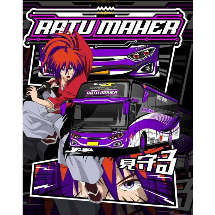 Jual Stiker Bus Ratu maher 1 Cutting Laser | Shopee Indonesia