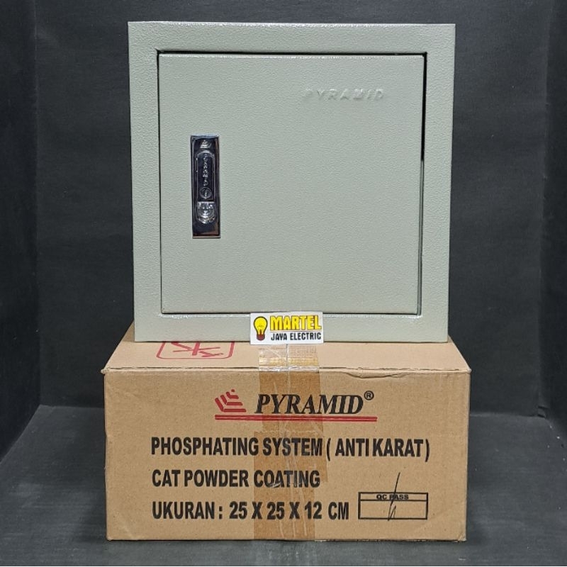 Jual Box panel listrik PYRAMID 25X25X12 kunci tekan | Shopee Indonesia