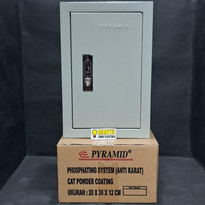 Jual Box panel listrik PYRAMID 20X30X12 kunci tekan | Shopee Indonesia