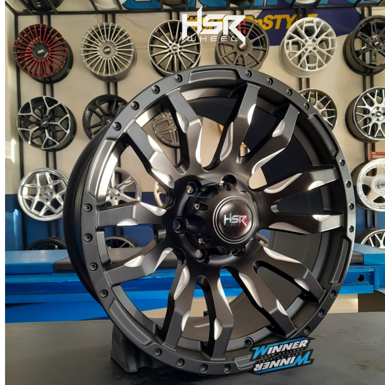 Jual Velg Off-Road Mobil Pajero Fortuner Ring 18 - HSR BURNEH Pcd 6X139,7 | Shopee Indonesia