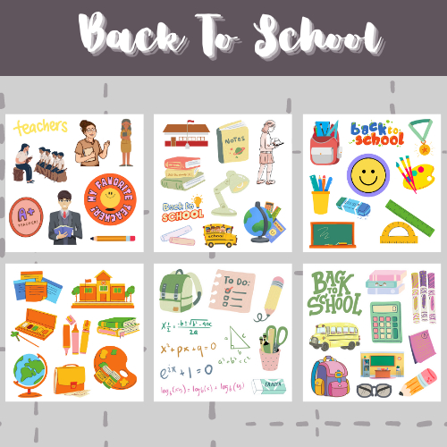 Jual Back To School Stickers | stiker sekolah | stiker barang sekolah ...