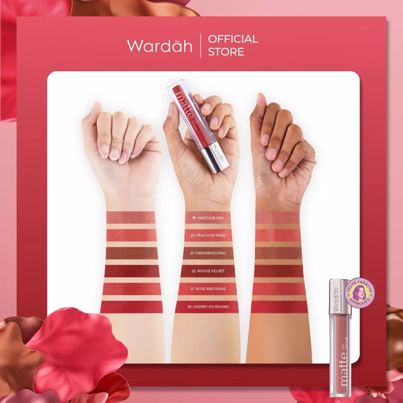 Jual Wardah exclusive Matte Lip Cream Shade Terbaru | Shopee Indonesia