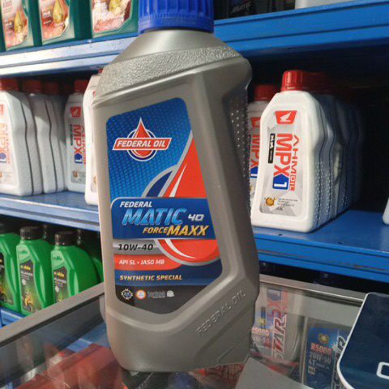 Jual FEDERAL OIL MATIC FORCEMAXX 10W40 1 LITER | Shopee Indonesia