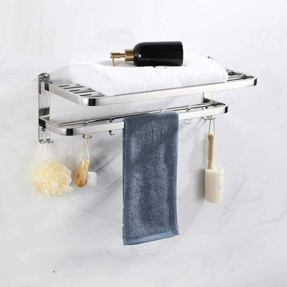 Jual Rak Tempat Gantungan Handuk Dinding Kamar Mandi Double Layer ...