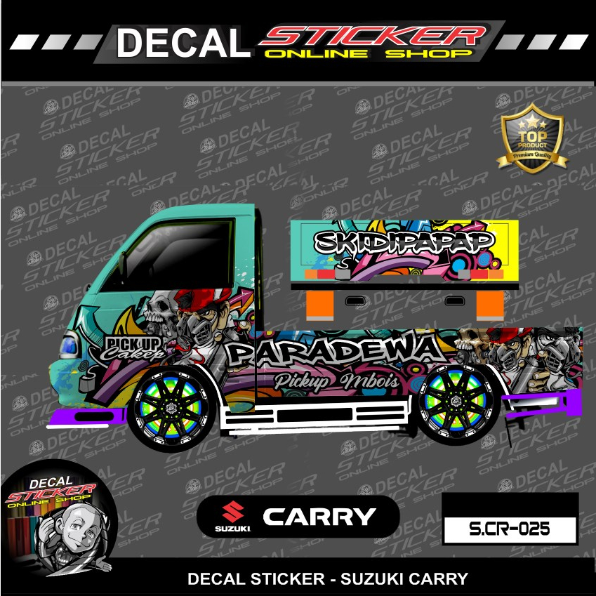 Jual DECAL MOBIL CARRY PICKUP FULL BODY | Shopee Indonesia
