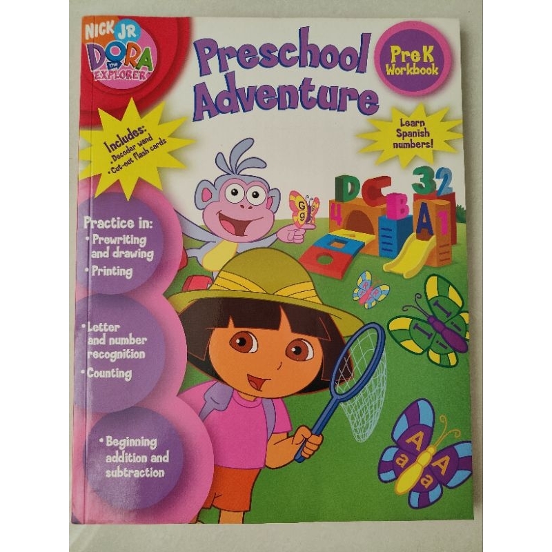 Jual NEW!! Preschool Adventure Workbook Dora The Explorer | Shopee ...